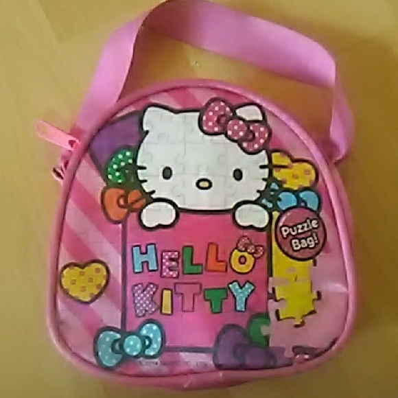 Hello Kitty | Toys | 2hello Kitty Pink Bag With A Puzzle | Poshmark